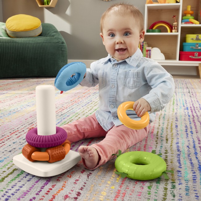 Пірамідка "Розвиток сенсорики" Fisher-Price HXK47