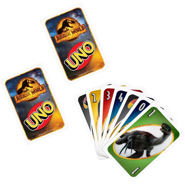 Карточная игра UNO "Парк Юрского периода" GXD72