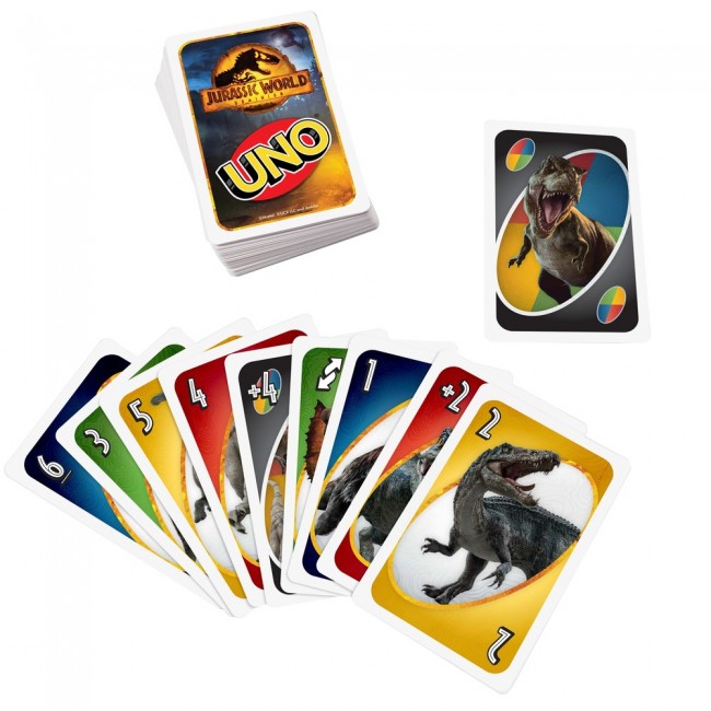 Карточная игра UNO "Парк Юрского периода" GXD72